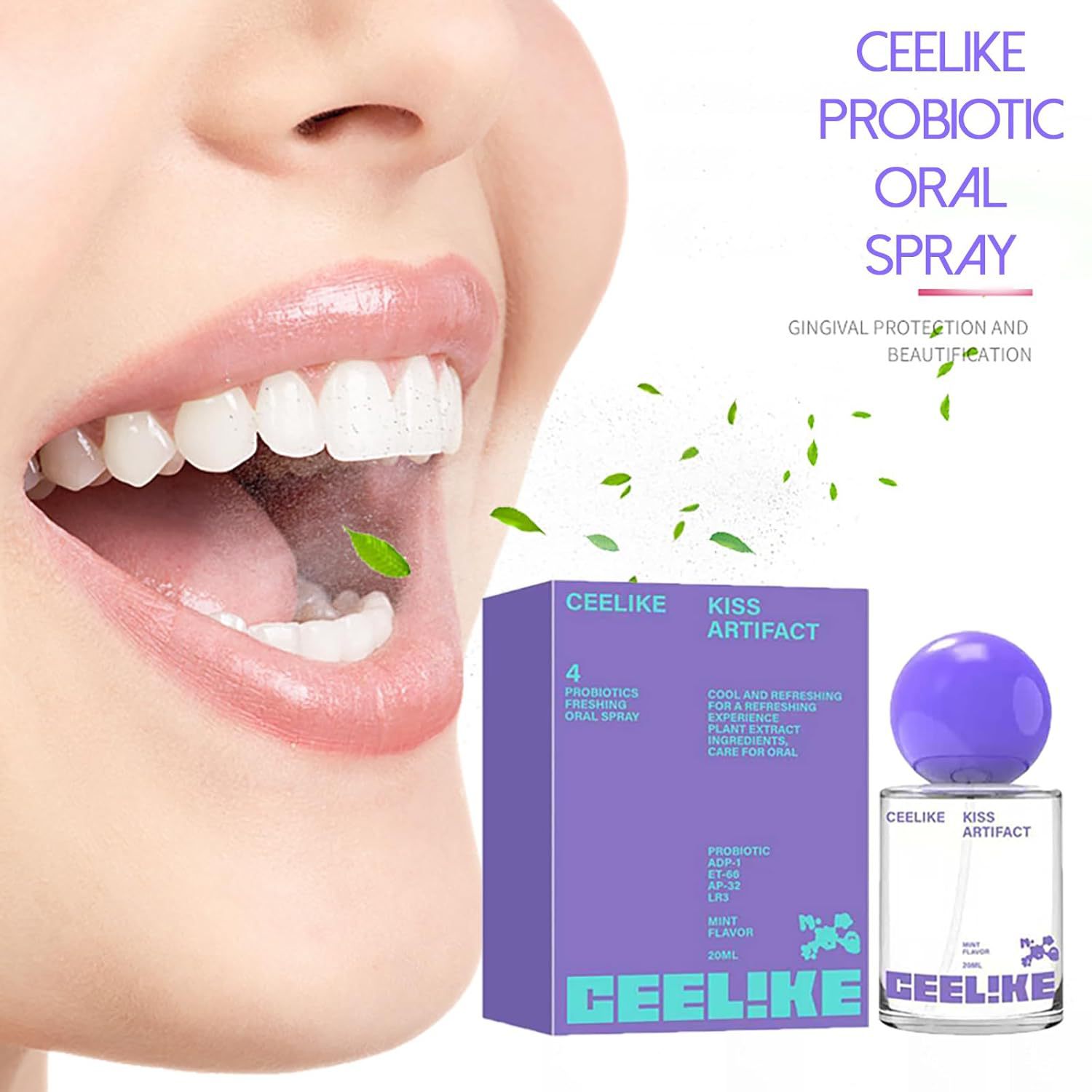 CEELIKE Mist Set Probiotic Oral Spray 益生菌口腔清新喷雾护理-阿里巴巴