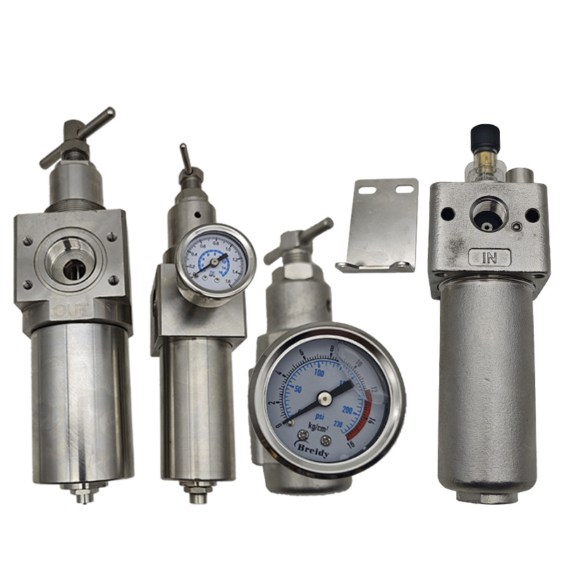 不锈钢气动减压阀SFR-200/400-02/03耐压16/40公斤QTYH过滤调压阀-阿里巴巴