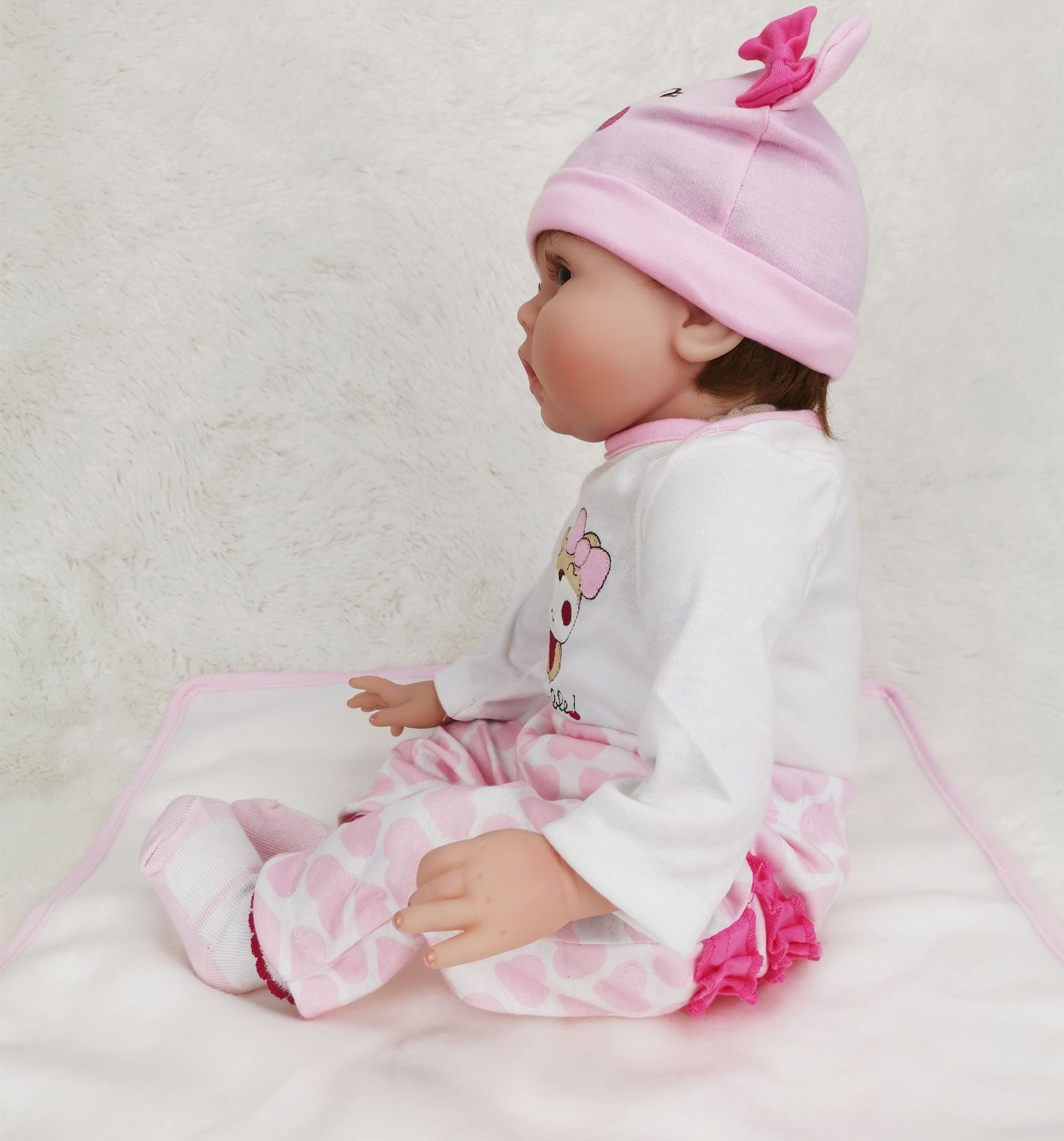 Harga Murah Boneka Reborn Amazon wish55 cm silikon rambut rambut kuda ...