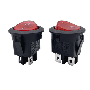 供应RS601D2-201N011R1B-3A船形开关 翘板开关四脚二档圆形带红灯-阿里巴巴