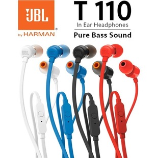 J.B.L T110 Pure Bass In-Ear Headphones Pure bass sound-阿里巴巴