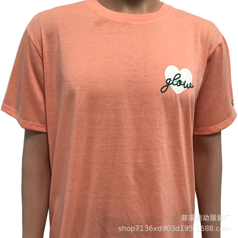 跨境男士短袖圆领选举广告衫定 制logo丝网印刷t恤140g涤棉汗布-阿里巴巴