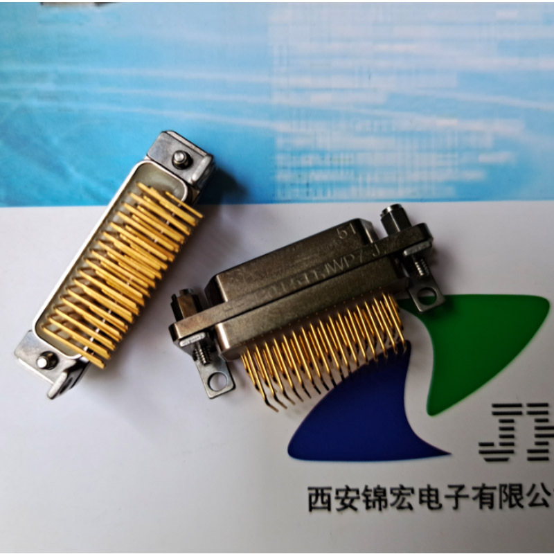 51芯弯插PCB板使用矩形连接器插座J30J-51ZKWP7 J30J-51ZKW锦宏牌-阿里巴巴