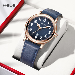 HELEI赫雷全新品牌男士手表多功能时尚石英表夜光日历一件代发-阿里巴巴
