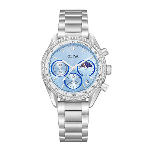 OLIYA欧莉娅轻奢品牌腕表中性大表盘多功能新品时尚百搭石英手表-阿里巴巴