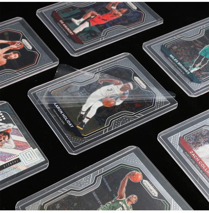 PVC卡套透明套NBA球星卡游戏王卡万智牌漫威卡35PT高清带保护膜-阿里巴巴