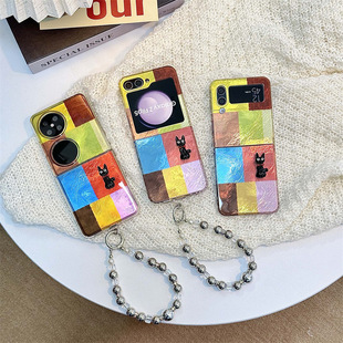 三星Galaxy zflip5/6代手机壳折叠适用zflip3/4代 新款猫咪imd6代-阿里巴巴