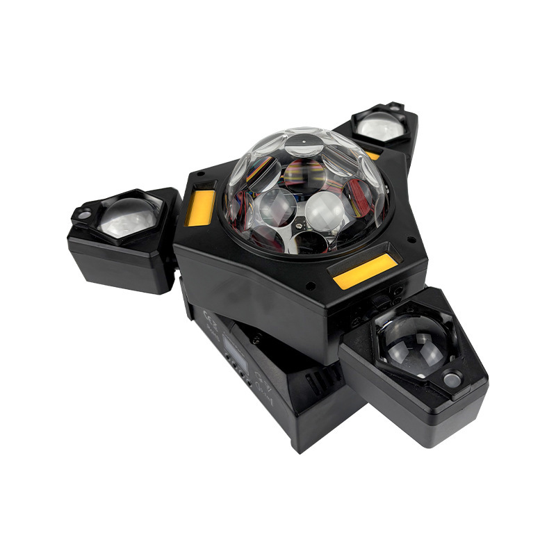 led rotating light laser light colorful magic ball light shaking head ...