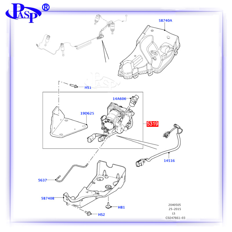 适用于 LR3 LR4空气减震器打气泵 LR061888 LR045215 LR061663-阿里巴巴
