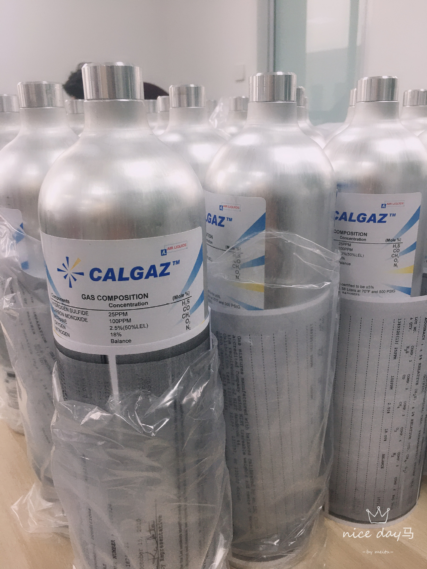 CALGAZ恺加四合一标准气体25ppmH2S100ppmCO2.5%VOLCH418%VOLO2N2-阿里巴巴