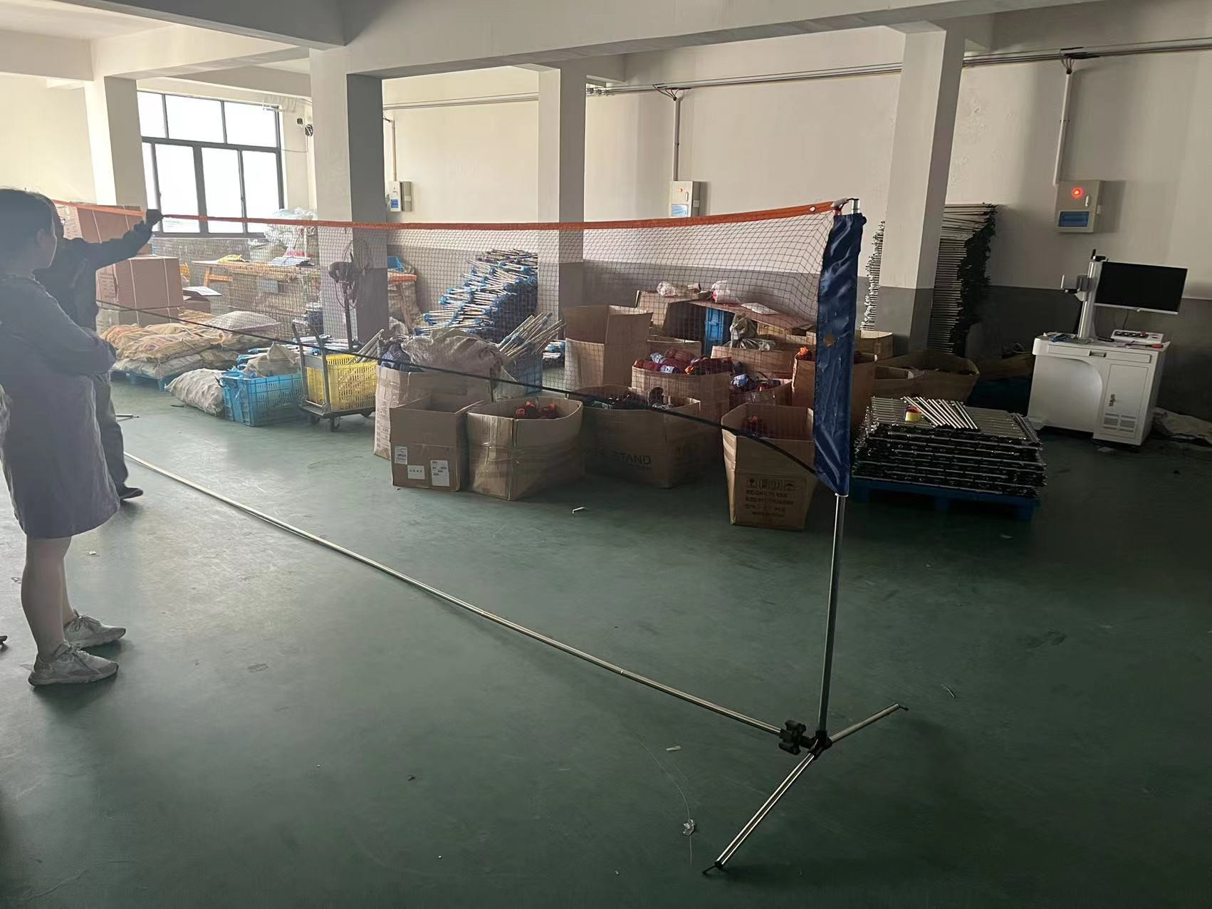 亚马逊羽毛球网架便携式可移动架子户外运动简易羽毛球支架批发-阿里巴巴