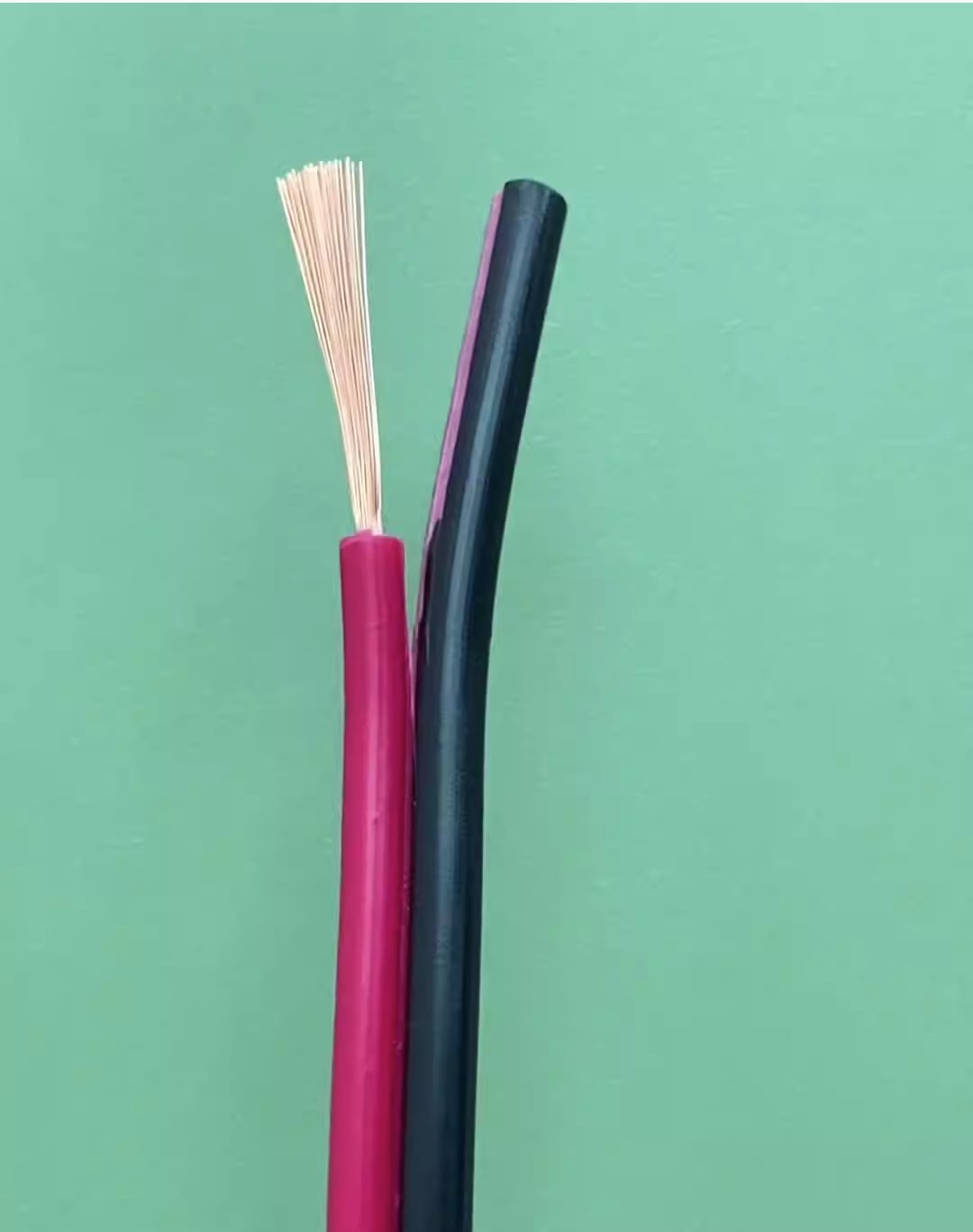 加工定制ZR-RVB阻燃平行线红黑线 无氧铜家用电源线广告LED灯头线-阿里巴巴