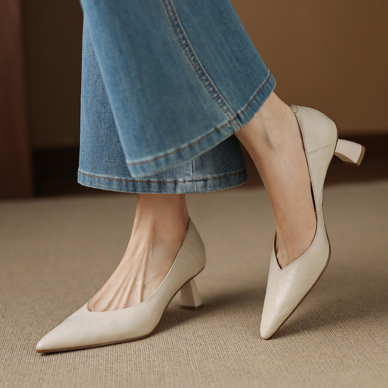 CHIKO Christine Pointy Toe Kitten Heels Pumps Shoes