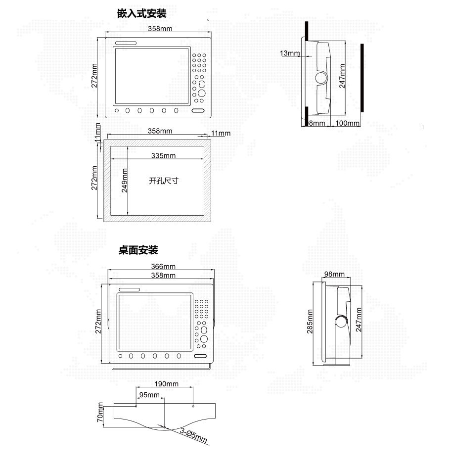 赛洋AIS9000-10船舶自动识别系统 10寸船用AIS系统带船检认可证书-阿里巴巴