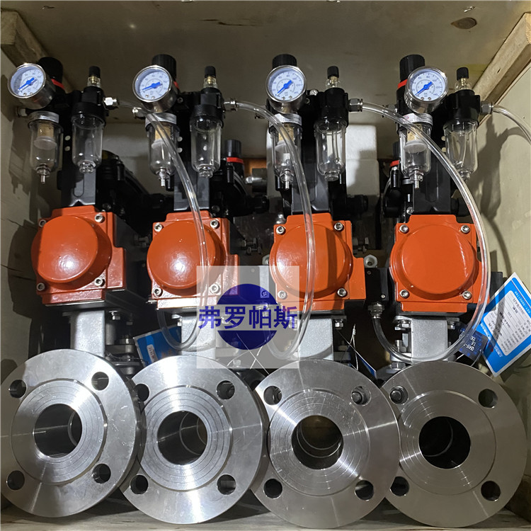 气动不锈钢法兰球阀 Q641F-16P DN40高温高压防爆调节O型切断-阿里巴巴