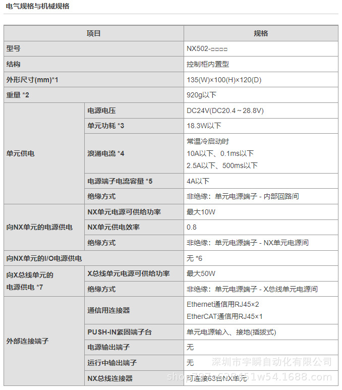 Omron欧姆龙NX系列 NX502-1400可编程控制器PLC nx系列-阿里巴巴