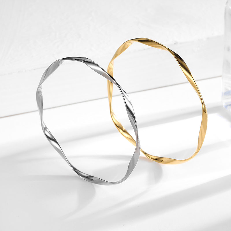 抖音爆款莫比乌斯环手镯网红钛钢细情侣手饰小众轻奢百搭气质饰品-阿里巴巴