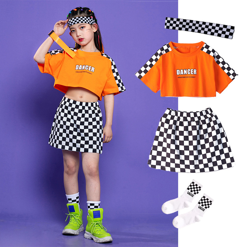 Children Rapper singer jazz dance costumes for girls boys Hip hip ...