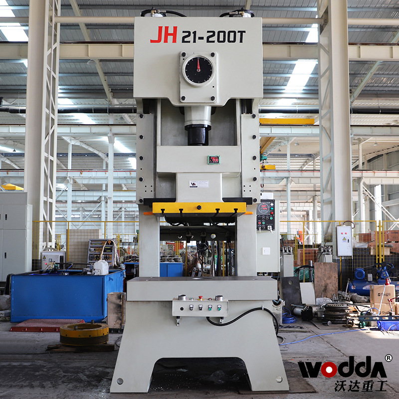 沃达JH21-200吨固定台气动冲床 连续冲压200T冲裁精密冲床冲压机-阿里巴巴