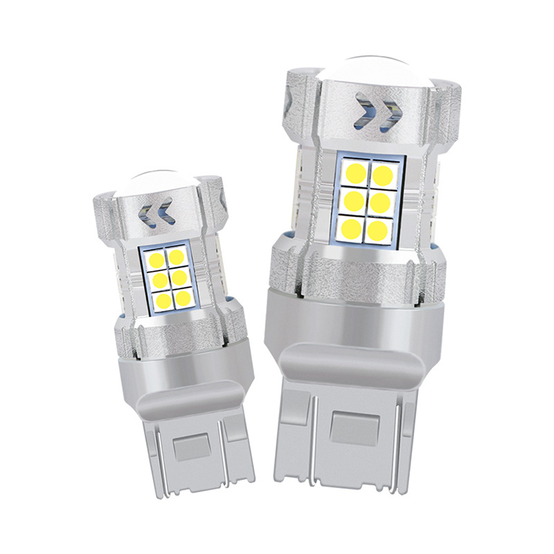 Cross-border LED car light 7443-28smd-3030 turn signal brake light ...