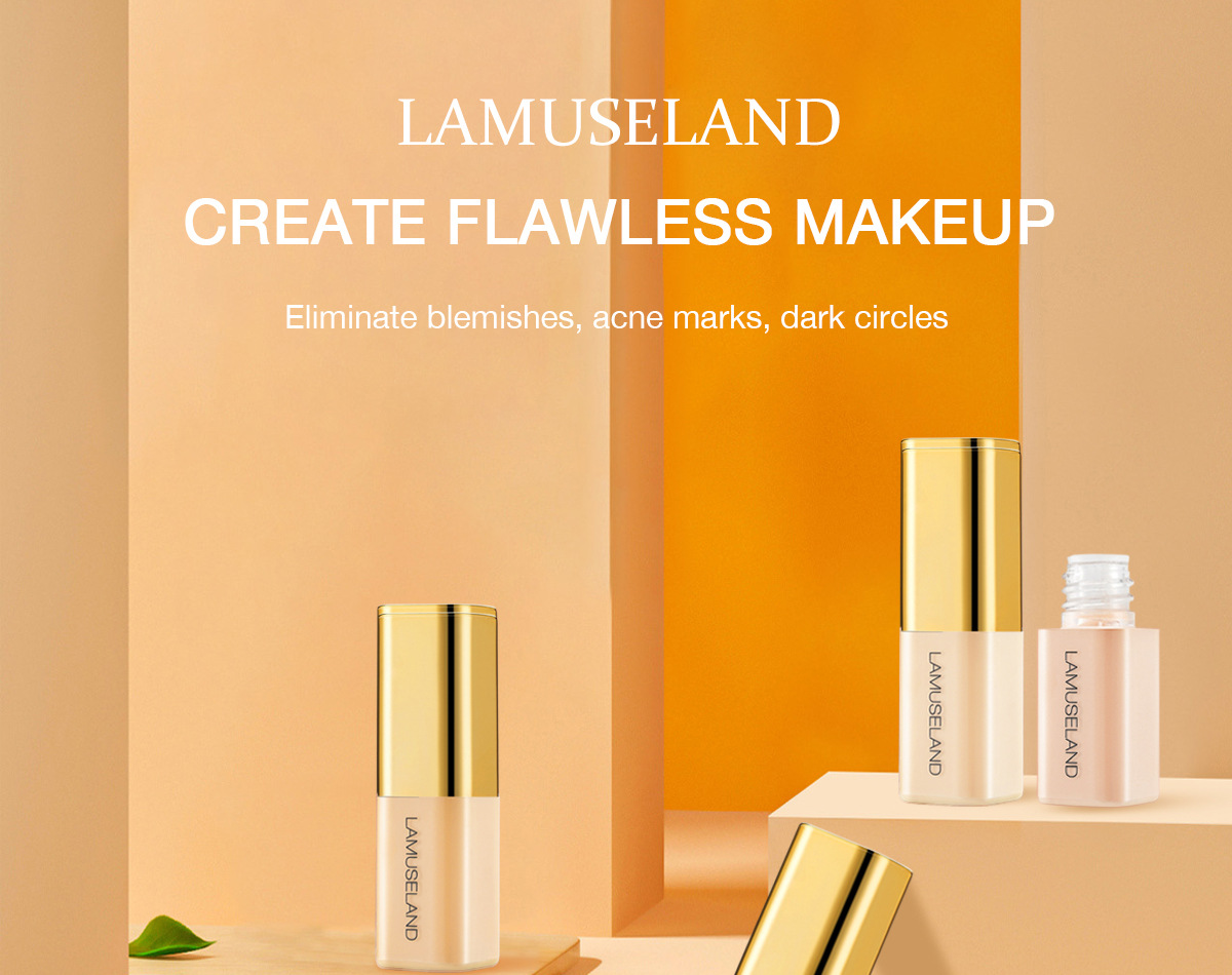 拉慕丝兰LAMUSELAND迷你遮瑕液Concealer粉底 虾皮速卖通 LA2006-阿里巴巴