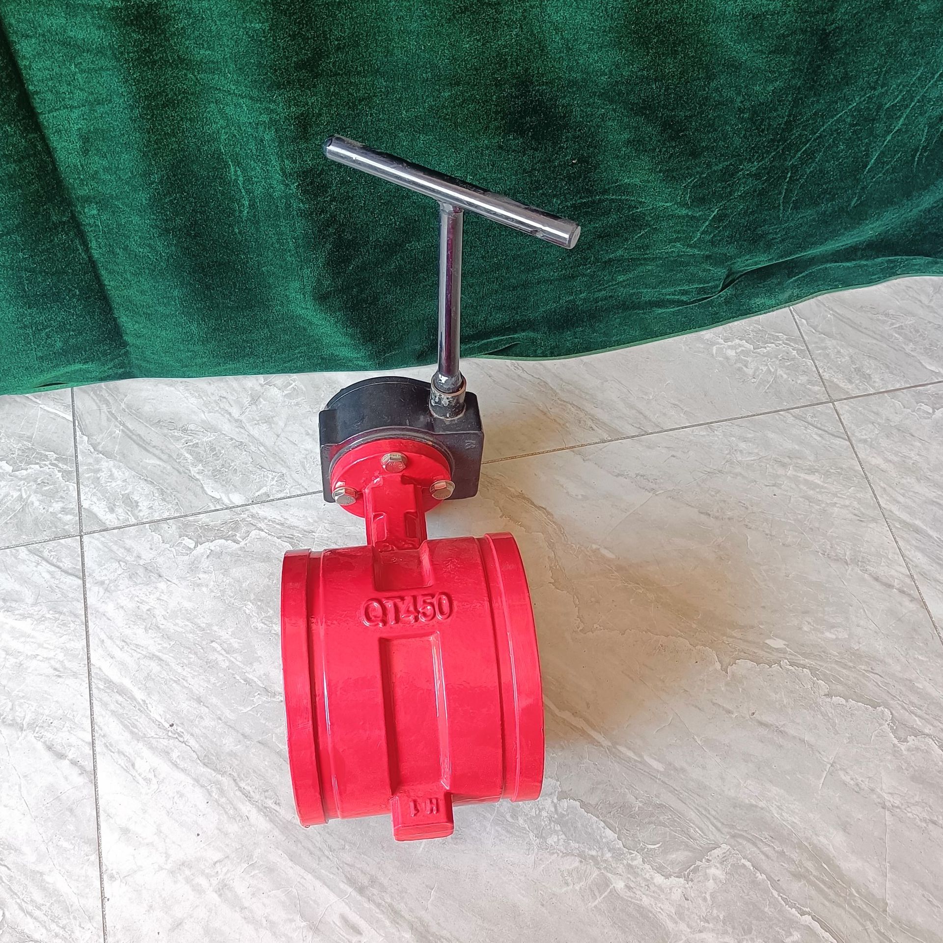 消防阀门 手柄沟槽蝶阀 涡轮信号手动卡箍蝶阀 D381X XD381X-阿里巴巴