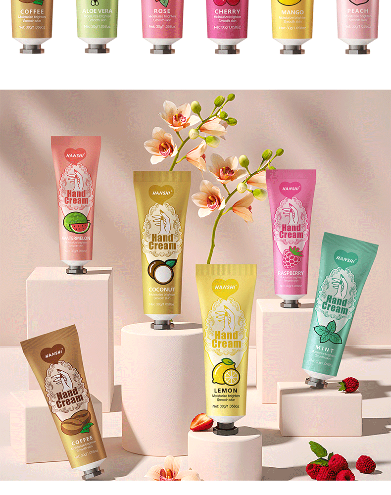 hand cream水果护手霜厂家批发补水滋润伴手礼跨境外贸批发-阿里巴巴