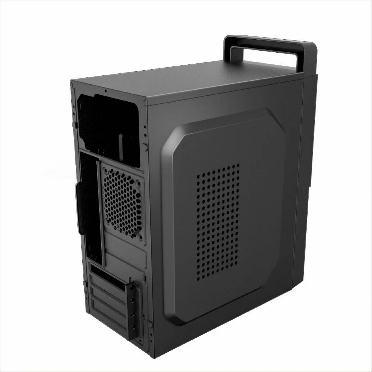 VSHENG威盛手提台式机抽拉现货立式主机黑色上置台式机箱大主机箱-阿里巴巴