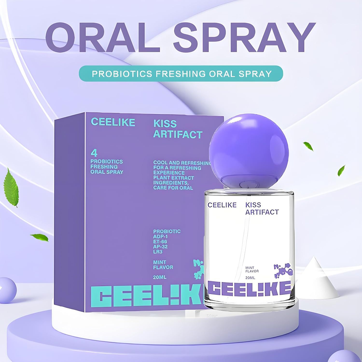 CEELIKE Mist Set Probiotic Oral Spray 益生菌口腔清新喷雾护理-阿里巴巴