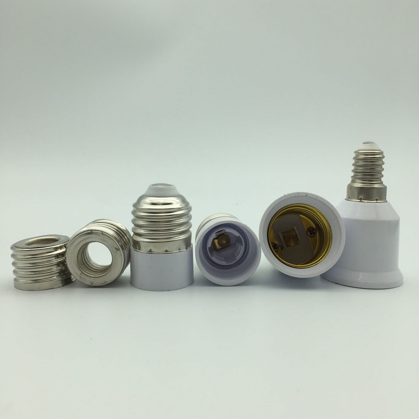 阻燃E14转E27螺口灯头e27转e14罗口转接头螺旋口转换灯头灯饰配件-阿里巴巴