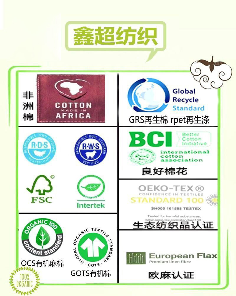 非洲棉16安帆布可循环再生棉布料国际GRS认证再生棉帆布手袋布料-阿里巴巴