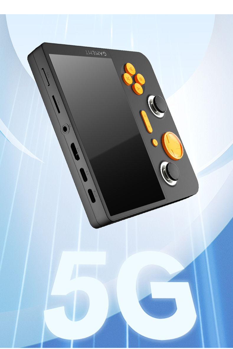 跨境E5Plus掌机安卓双系统2+16GB复古联网WIFI游戏机5寸大屏街机-阿里巴巴