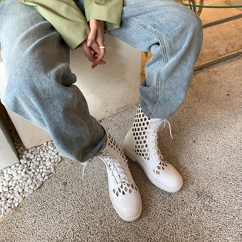 Chiko Seiko Round Toe Block Heels Boots