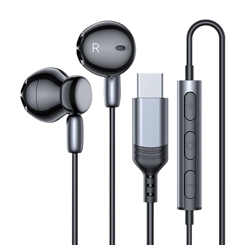 Cross-border new typec digital wired in-ear headphones for Apple 15 ...