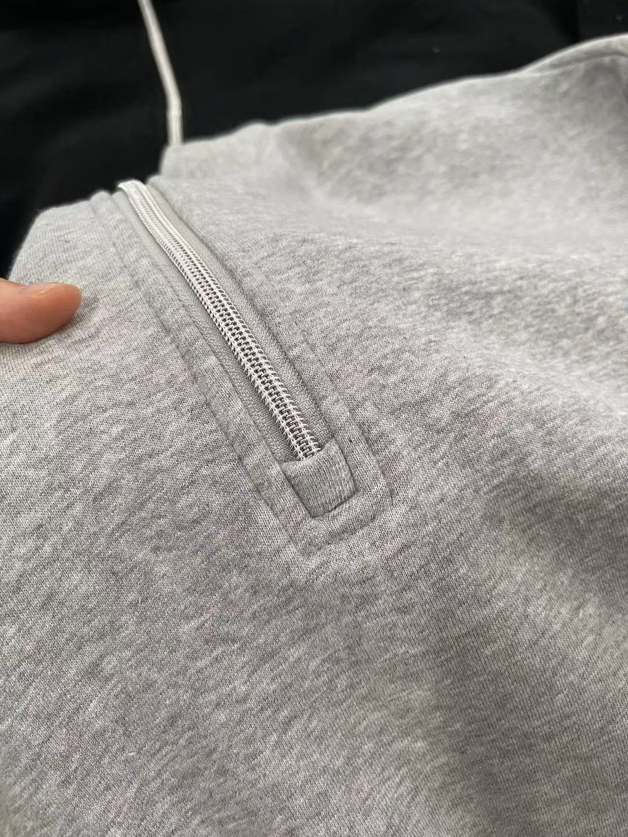 正确版现货秋冬新款金智秀 同款a10半拉链卫衣女宽松立领显瘦外套-阿里巴巴