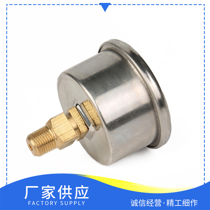 供应YN-40Z轴向耐震压力表来图来样40mm充油式防震压力表-阿里巴巴