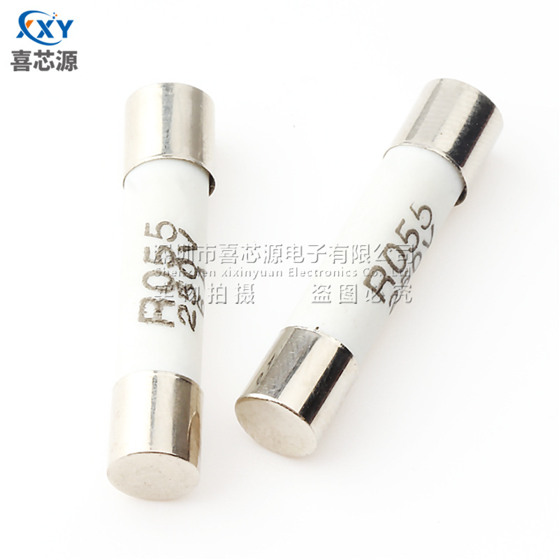 R055 陶瓷保险丝250V RO55 0.5A 1A 2A 3A 4A~16A 通用管状熔断器-阿里巴巴