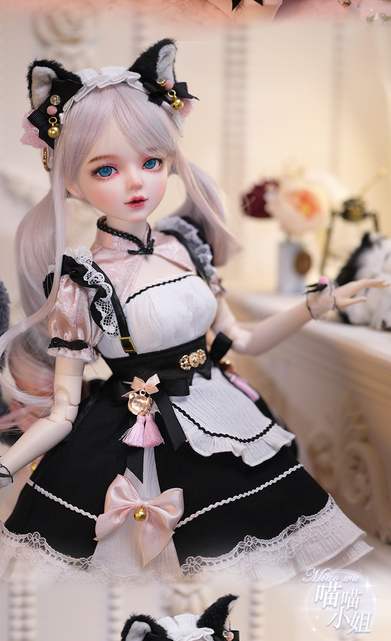 霓萌娃娃3分mjd娃娃可接bjd头公主女孩换装玩具全套洋娃娃60厘米-阿里巴巴