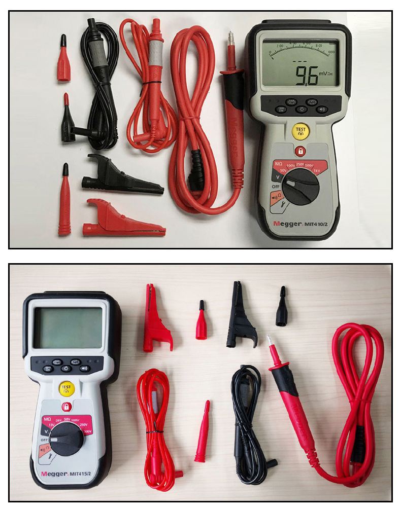 绝缘电阻测试仪MEGGER兆欧表MIT481/2数字摇表MIT420/2蓝牙连接-阿里巴巴