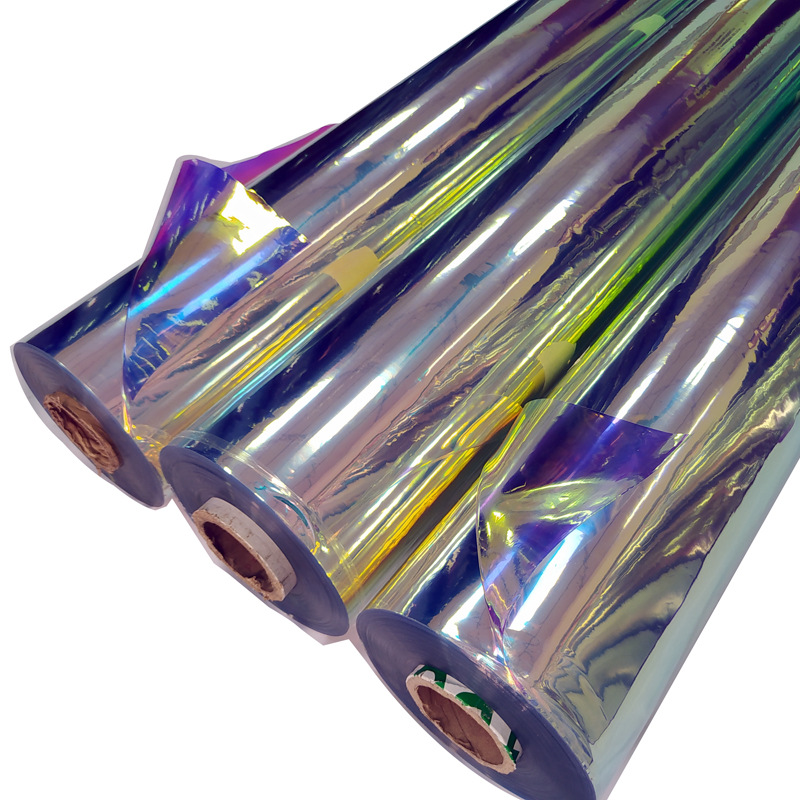 pvc焕彩薄膜pvc压延膜包装材料薄膜彩色PVC保护膜幻彩防水塑料膜-阿里巴巴