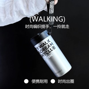 HOLLYBABY保温咖啡杯女男2024新款便携手提随行陶瓷内胆车载水杯-阿里巴巴