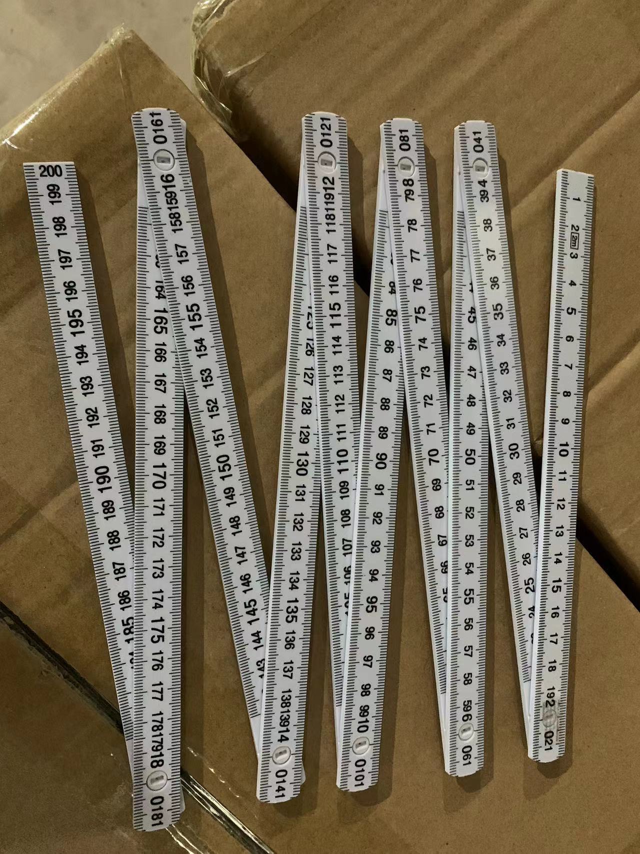 塑料折尺木折尺MID玻纤增强烫印刻度折叠尺木工尺0.5米1米2米折尺-阿里巴巴