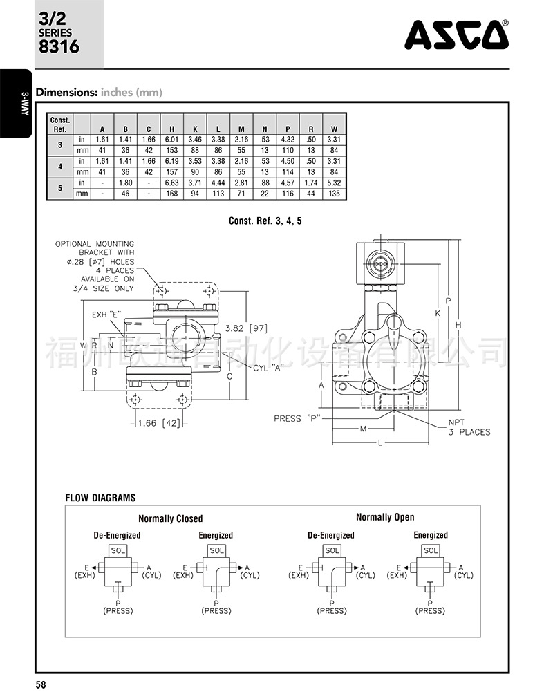8316P064 100-240AC/DC美国ASCO电磁阀-阿里巴巴