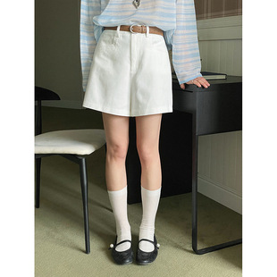 【歌铭】高腰显瘦天丝A字短裤女夏季新款韩系通勤阔腿休闲裤N154C-阿里巴巴