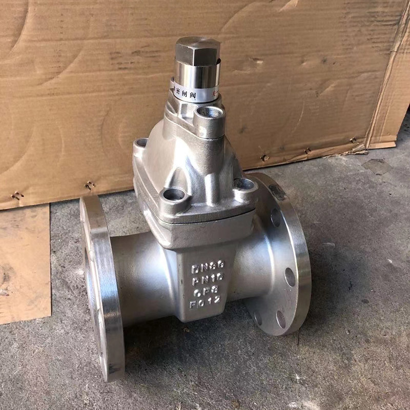 304不锈钢法兰闸阀 Z45X-16P软密封暗杆闸阀 各种不锈钢软密闸阀-阿里巴巴