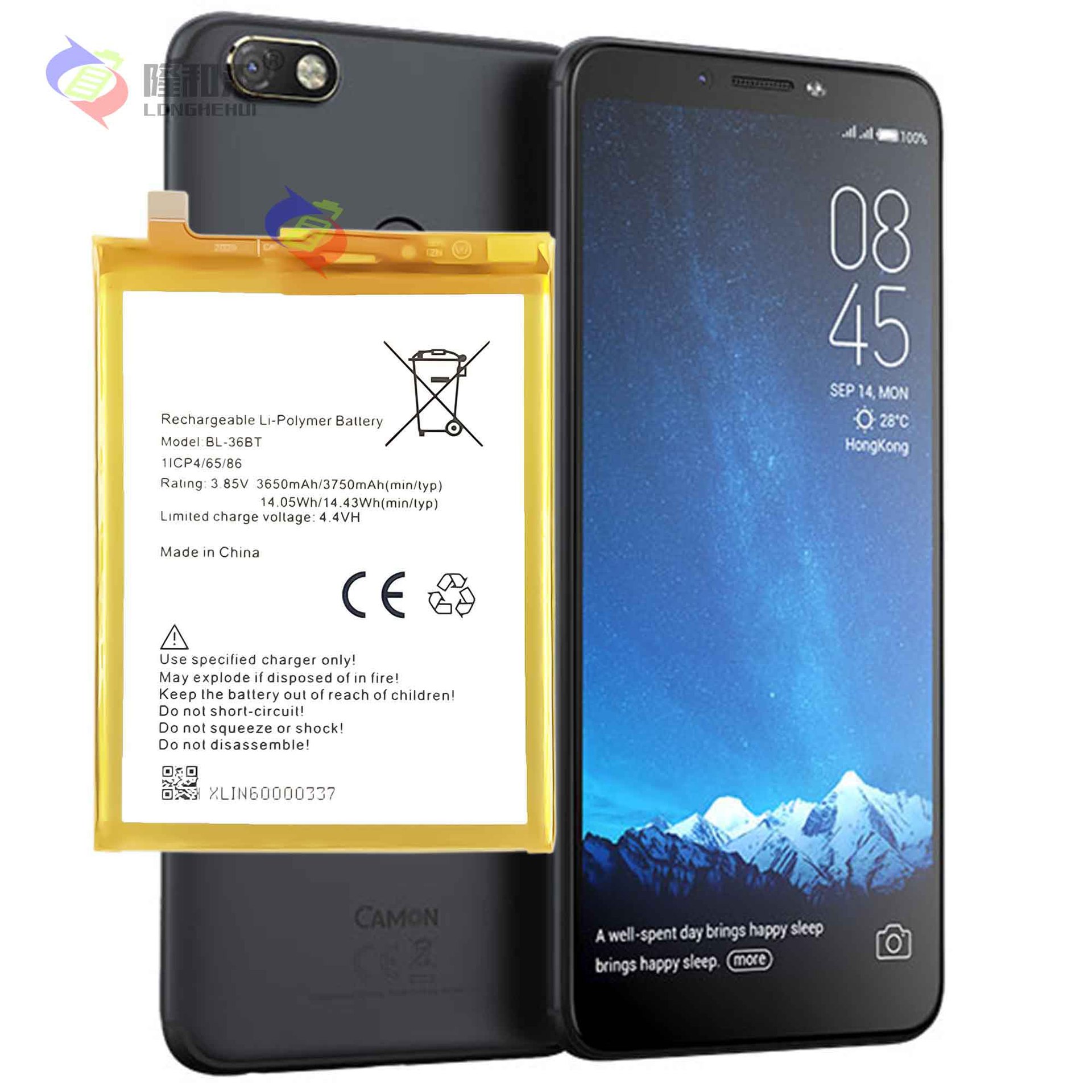 适用于Tecno传音CF7/8 CA7/8 Camon11/11PRO/X/I手机电池BL-36BT-阿里巴巴