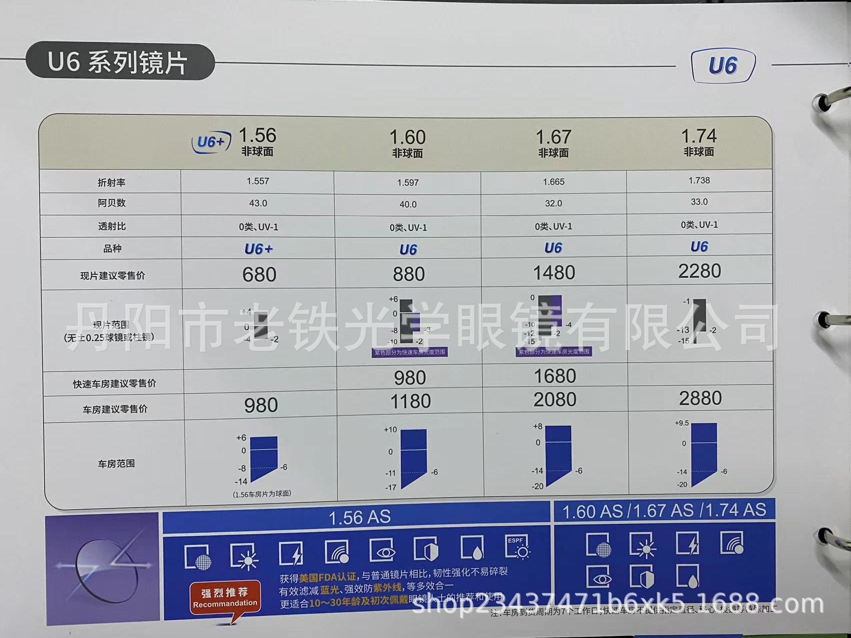 正品凯米U2 U6-X带防伪 驾驶型镜片非球面超薄镜片丹阳眼镜配眼镜-阿里巴巴