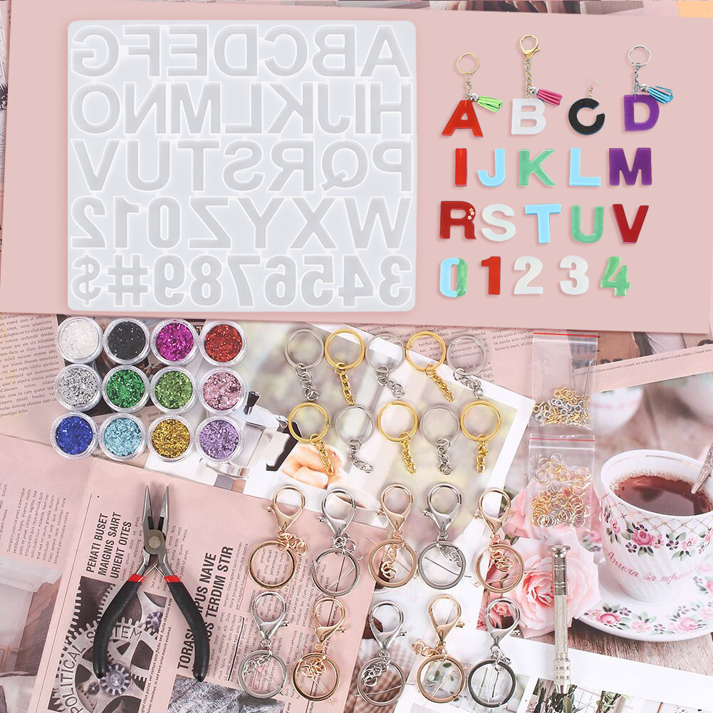 DIY水晶滴胶大写字母数字套装 吊坠饰品模饰品配件套装组合采购价格、怎么样、行情市场-CCEE选品中心