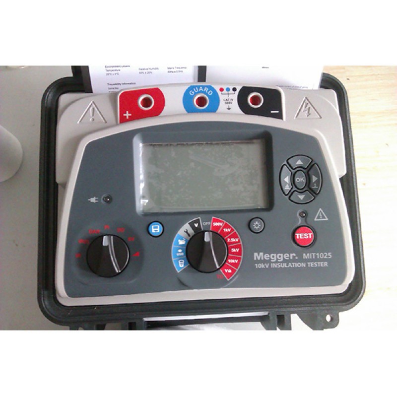 MIT1025 Megger 绝缘测试仪 10KV 20TΩ电测电缆电阻测高阻-阿里巴巴