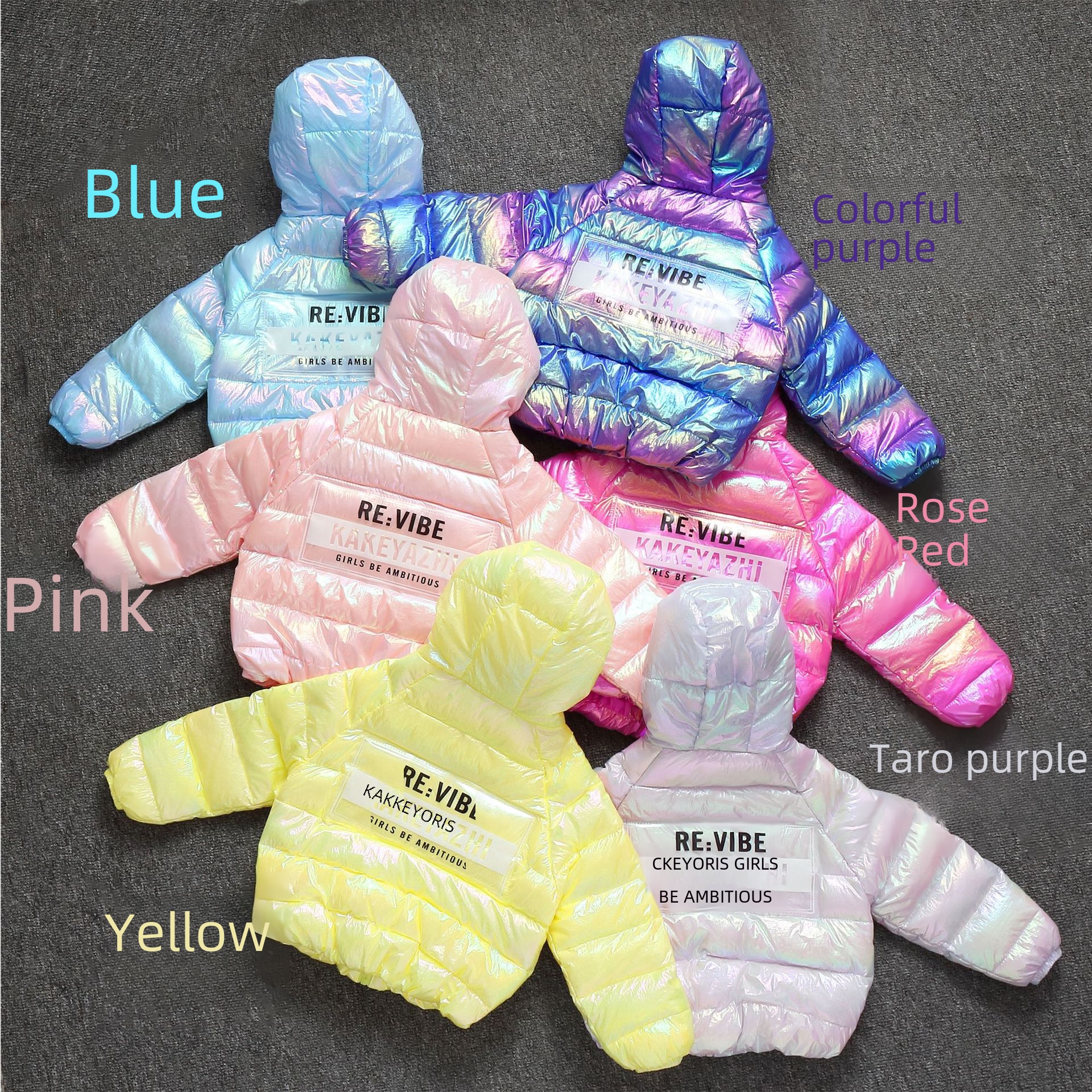 New autumn and winter children's down cotton padded clothes Korean ...